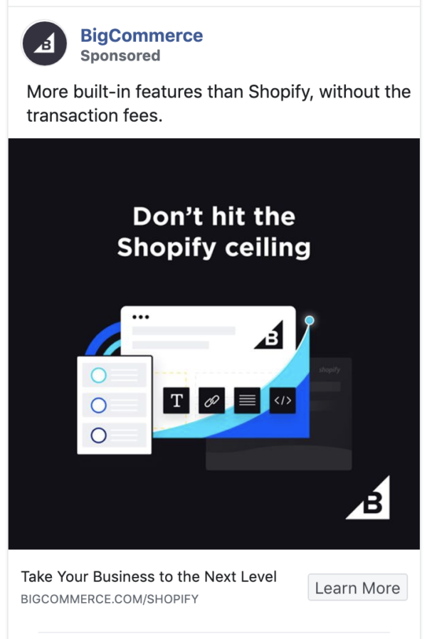 42 Facebook Ad Examples - Black Propeller